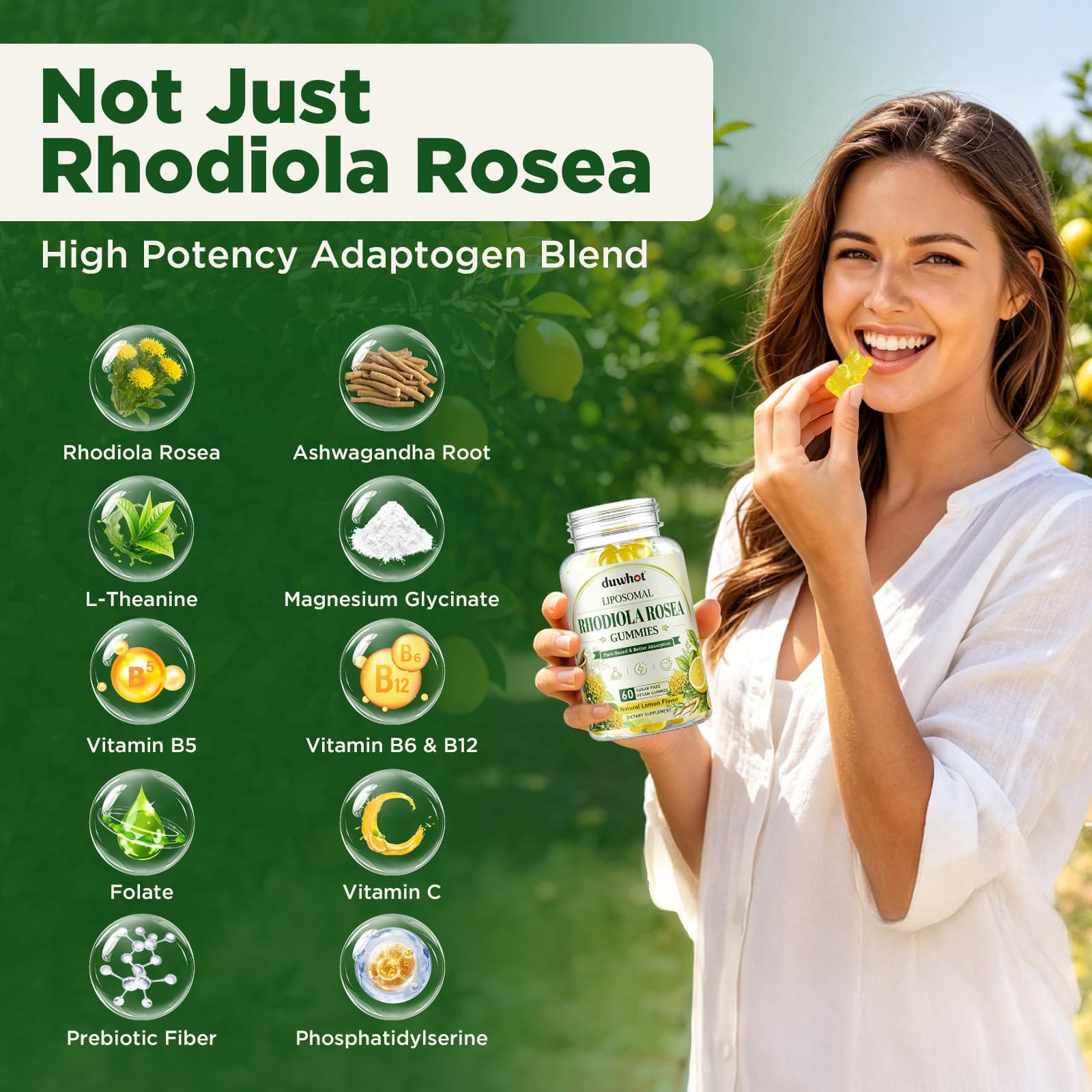 duwhot adaptogen gummies for mental clarity