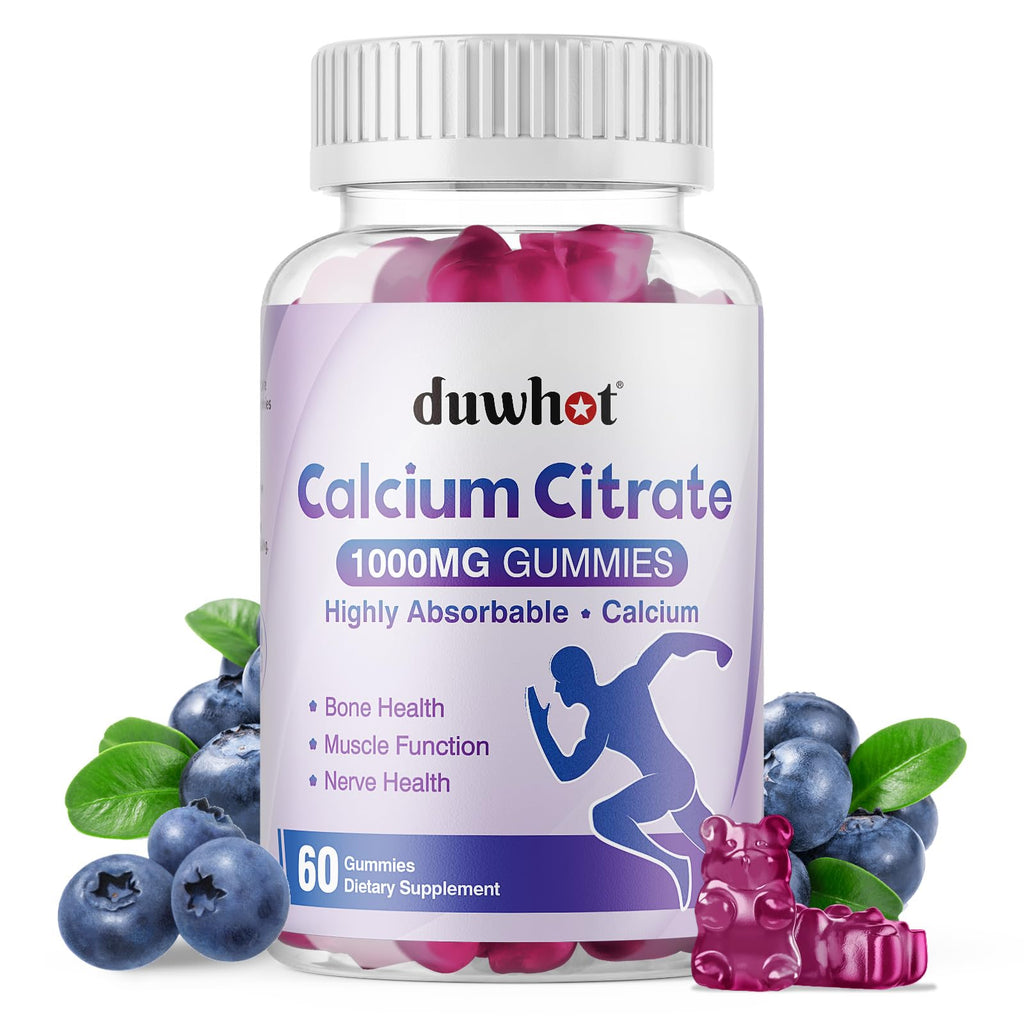 duwhot calcium citrate gummy supplements