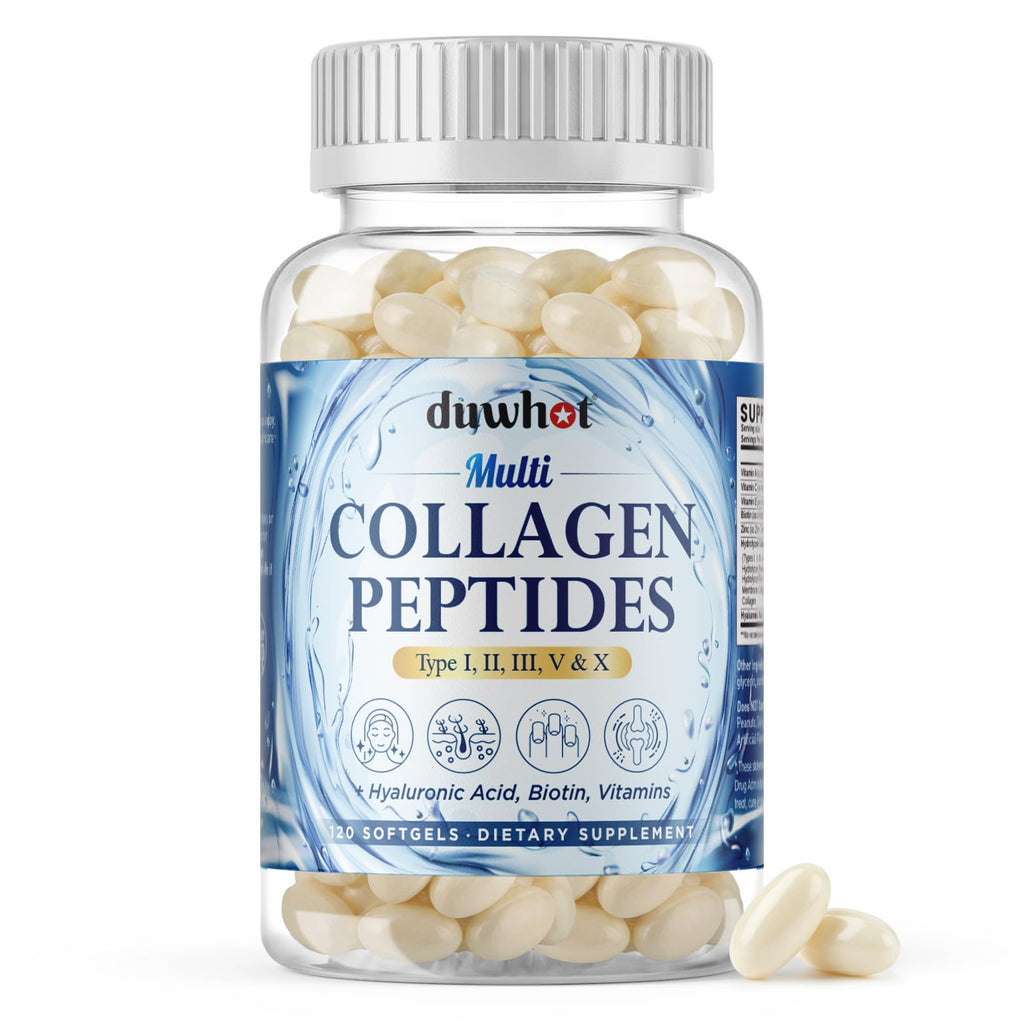 duwhot collagen peptides softgels for skin