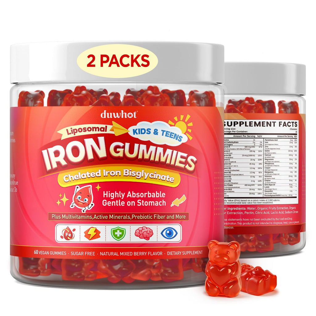 duwhot iron gummies for kids