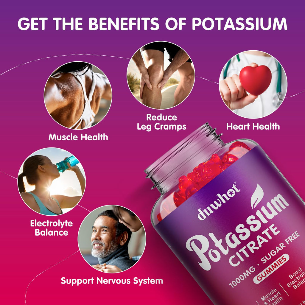 duwhot potassium citrate for electrolyte balance