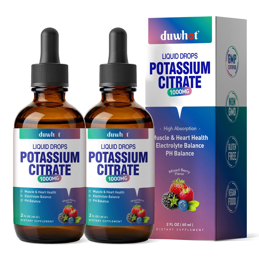 duwhot potassium citrate liquid supplement