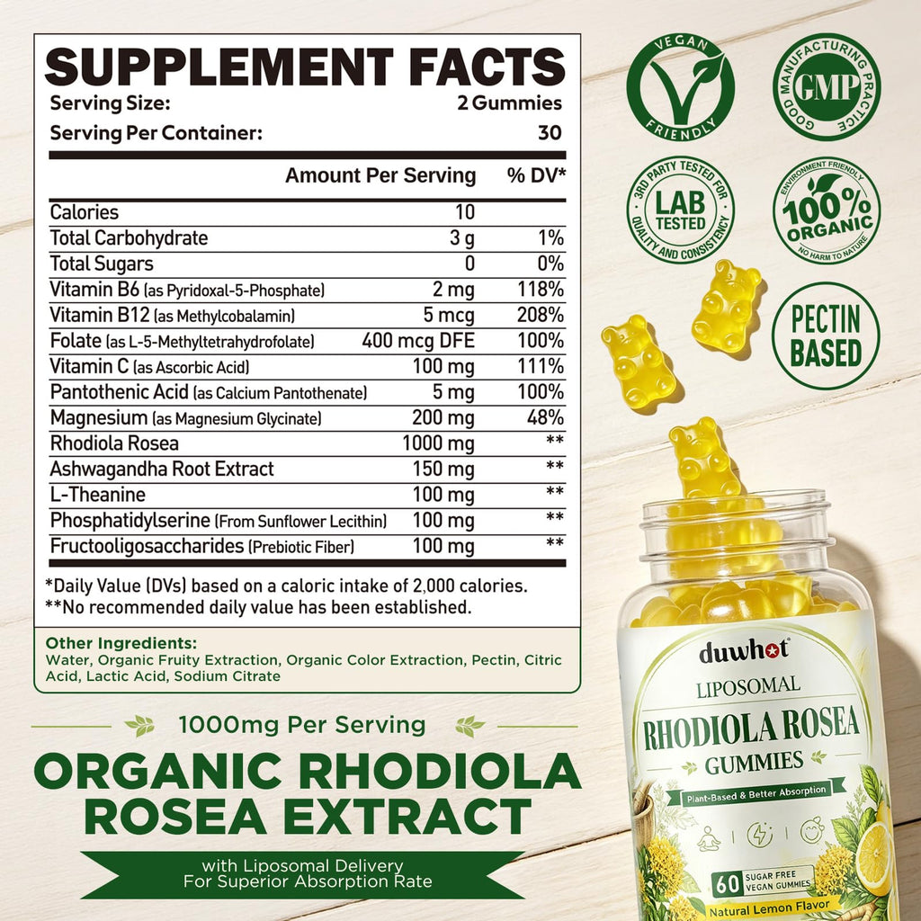 duwhot Rhodiola Rosea for improved endurance