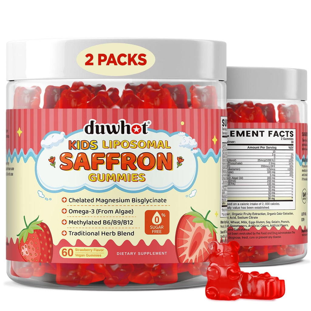 duwhot saffron gummies for mood support