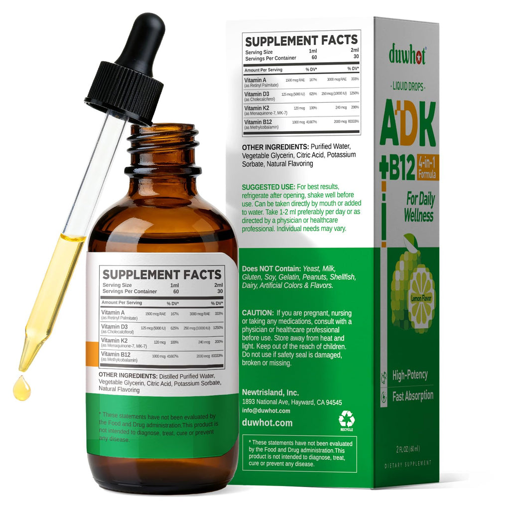 duwhot vitamin drops for overall health