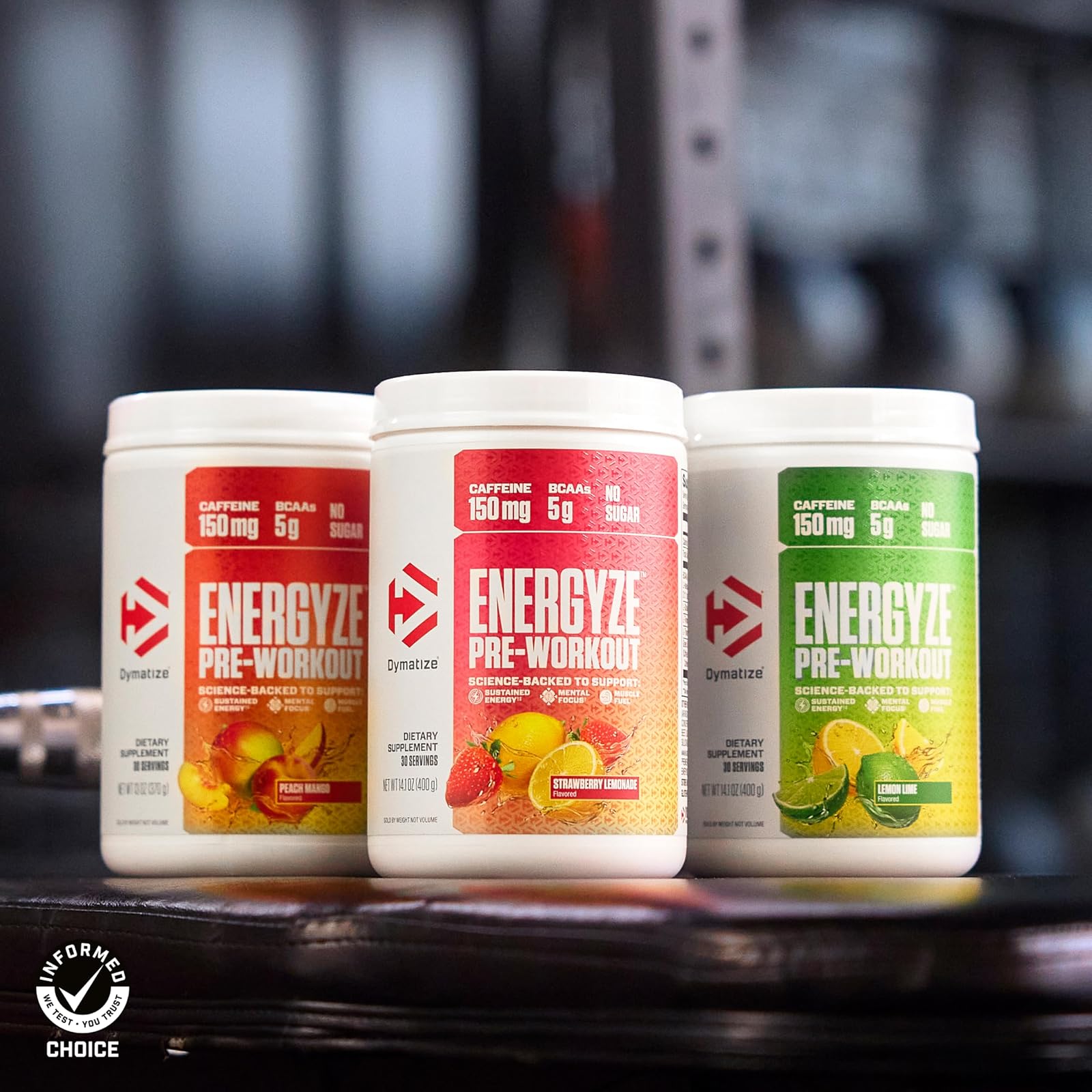 Dymatize pre-workout for muscle performance