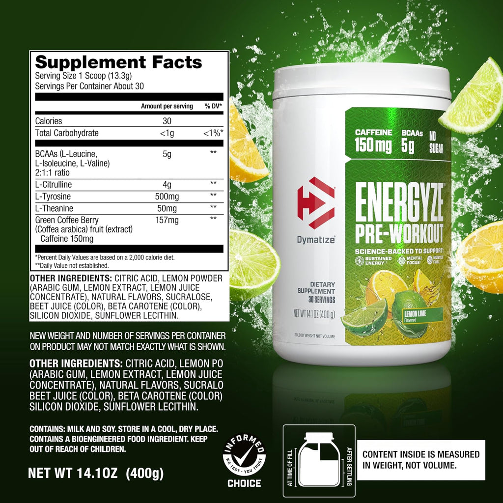 Dymatize pre-workout for workouts