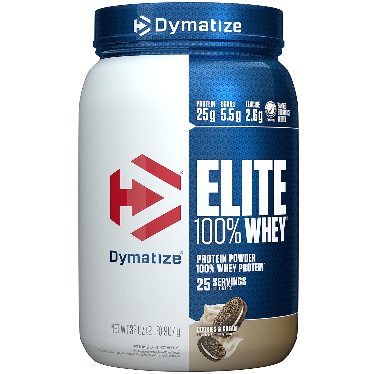Dymatize whey protein cookies and cream