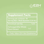 E2H ashwagandha drops for energy