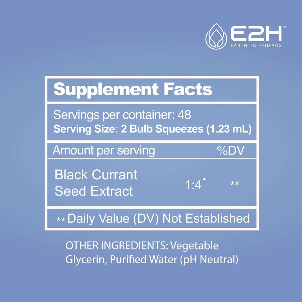 E2H black currant extract uses