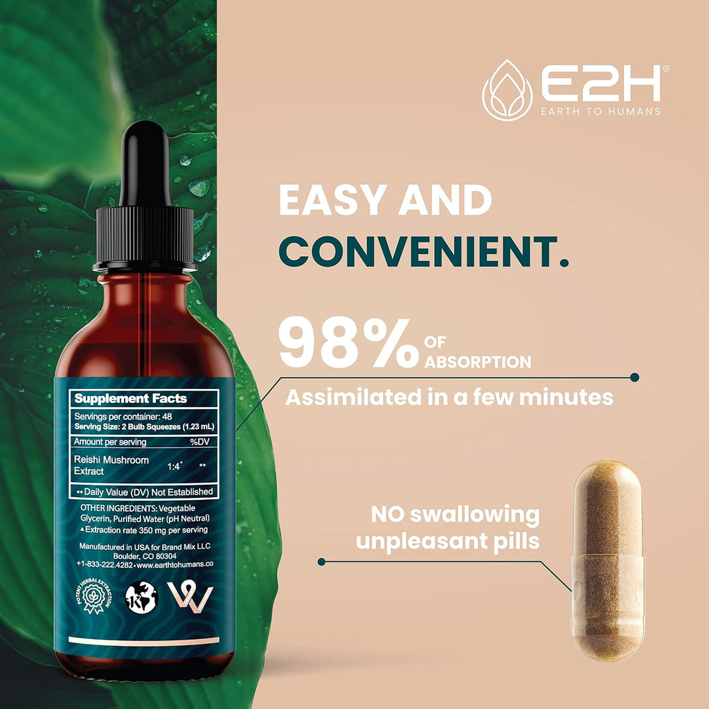 E2H reishi extract for immune support