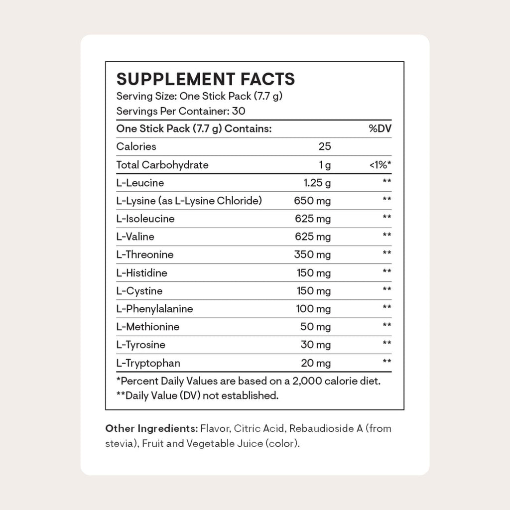EAA and BCAA blend for athletes