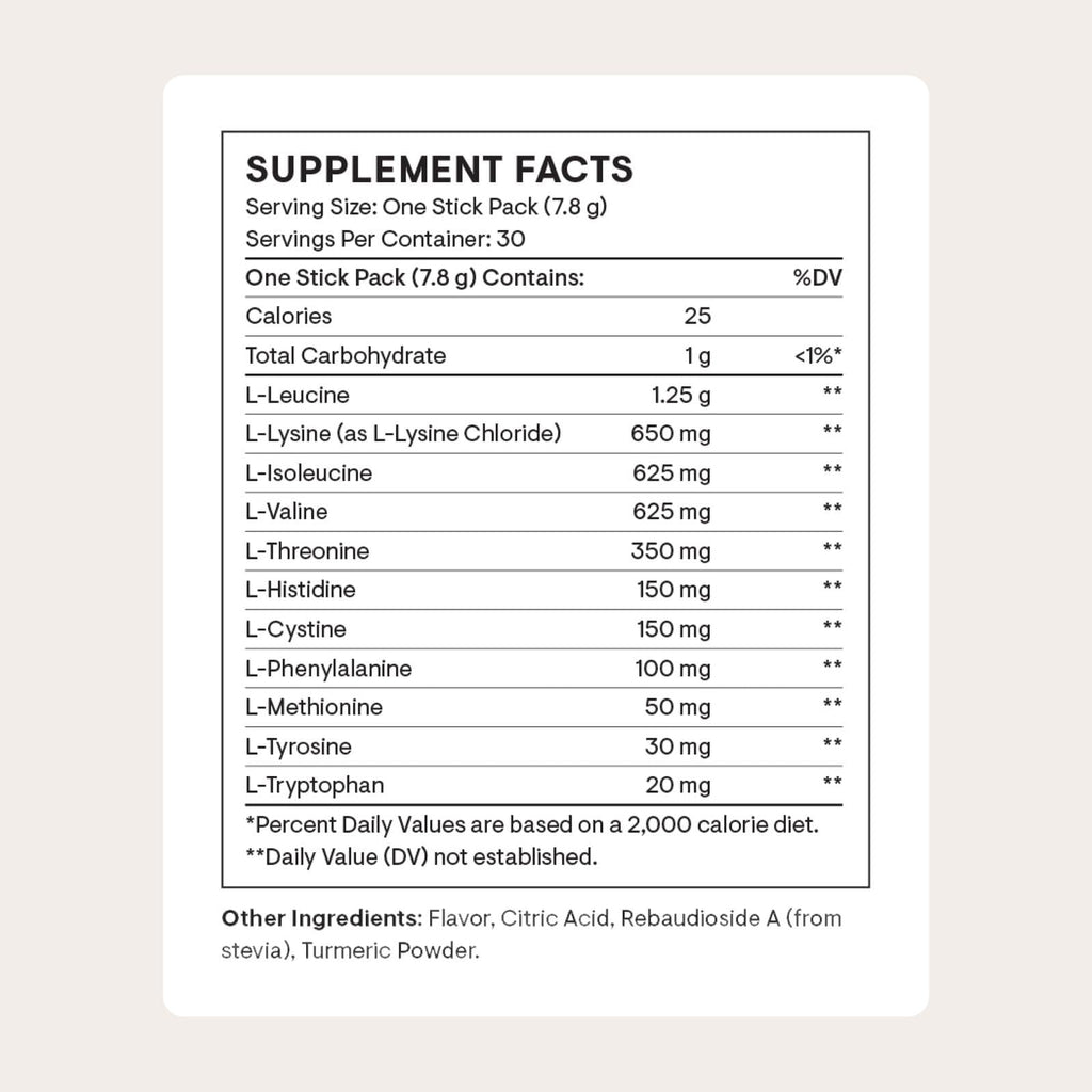 EAA and BCAA blend for athletes