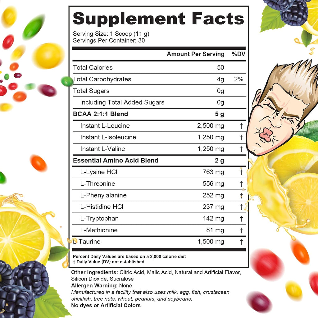 EAA and BCAA blend for muscle growth