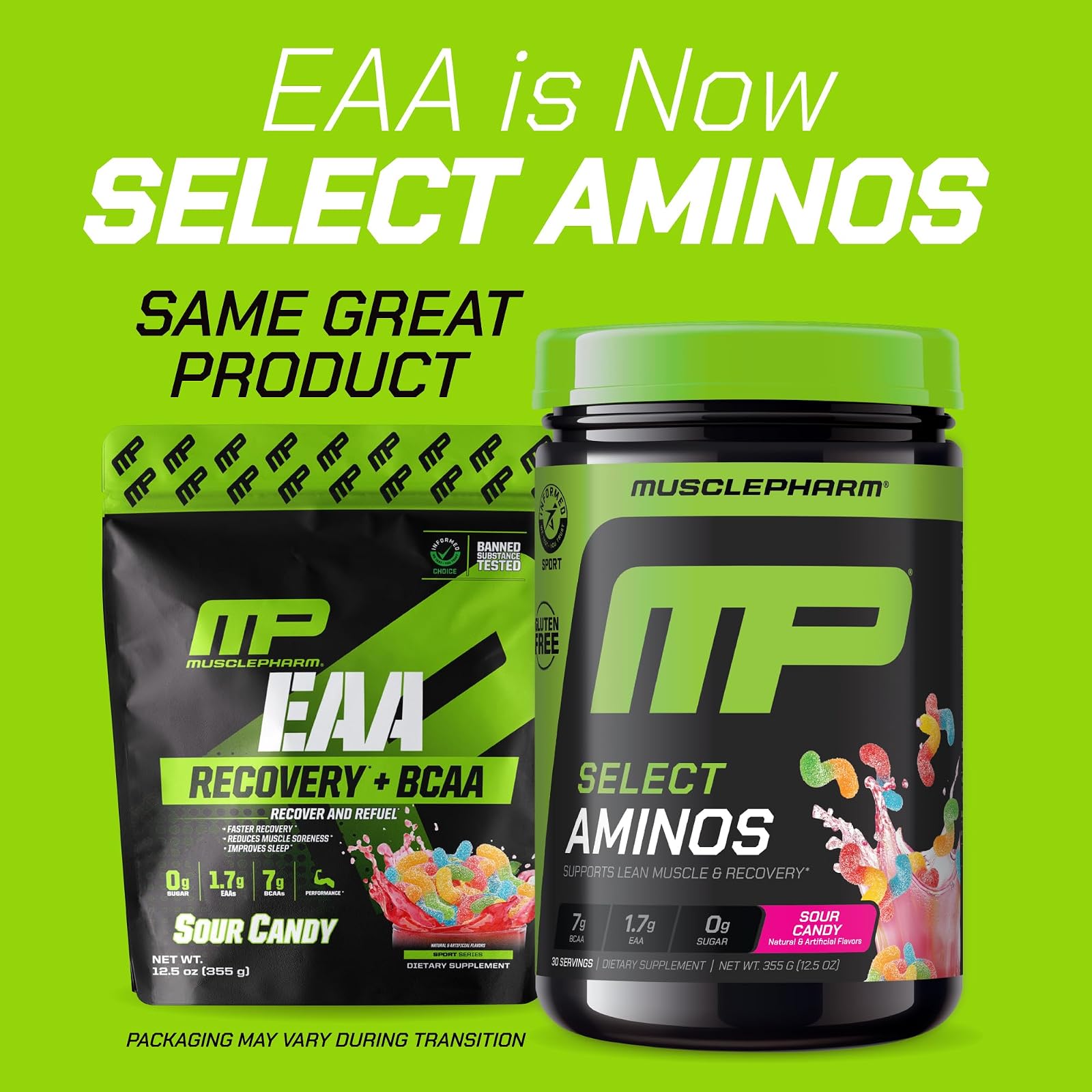 EAA BCAA for muscle recovery
