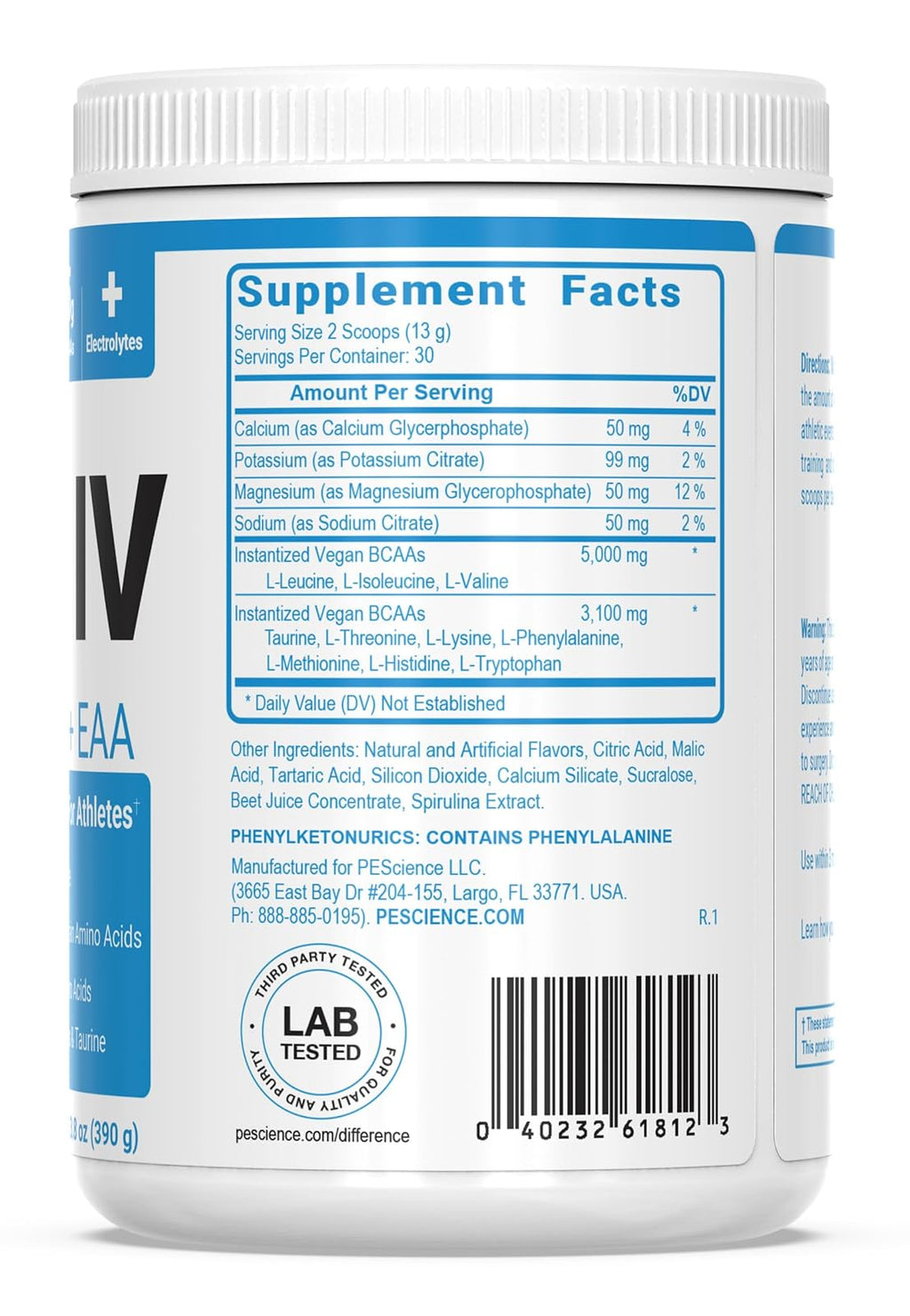 EAA drink mix for better performance