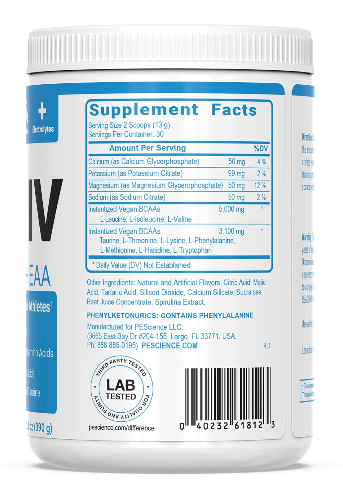 EAA drink mix for better performance