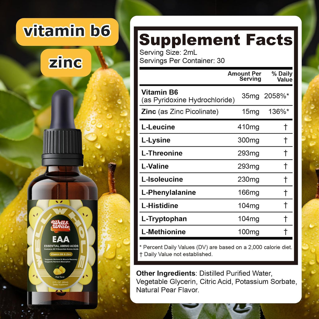 EAA drops for muscle recovery