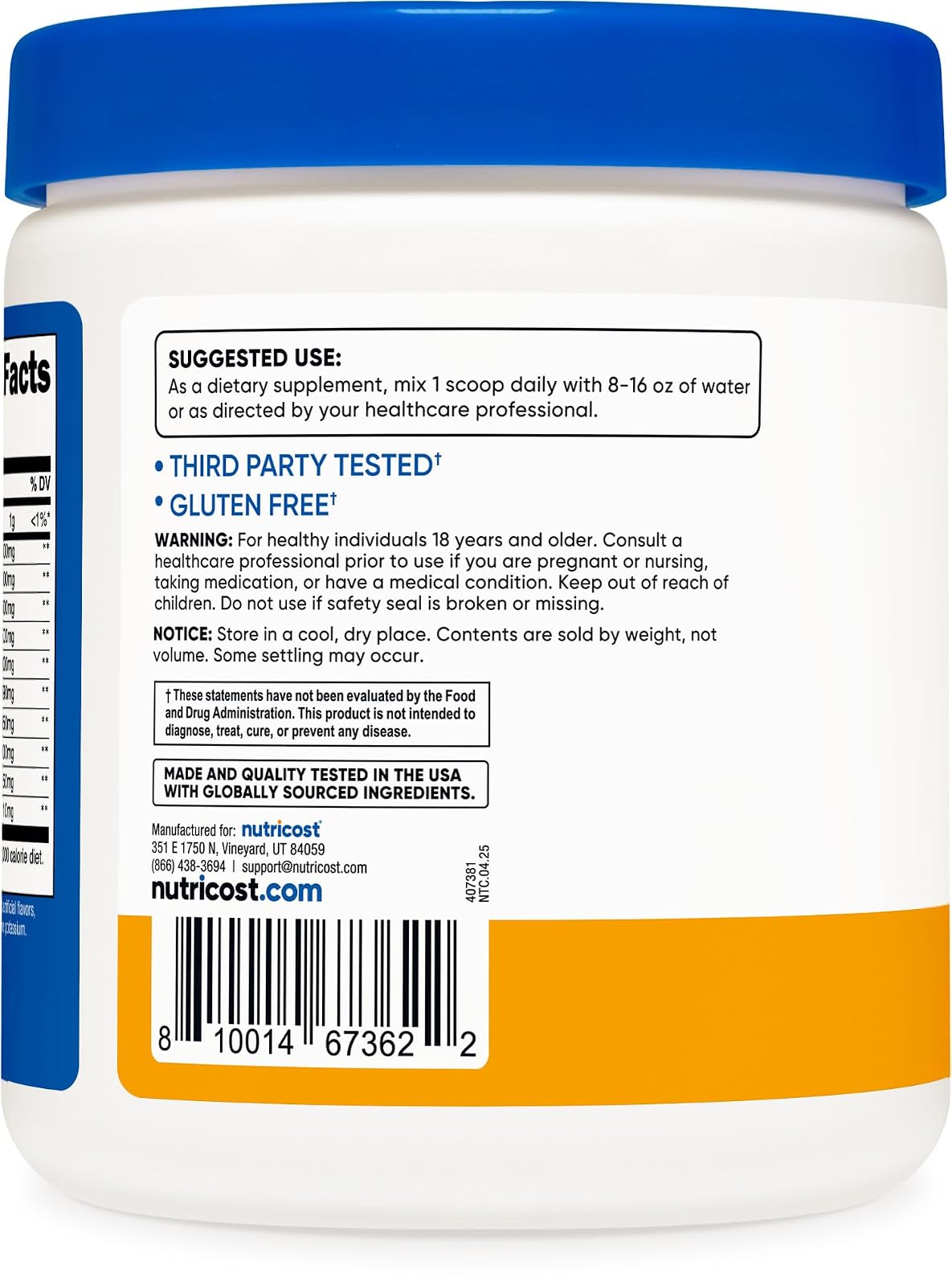 EAA powder for post-workout nutrition