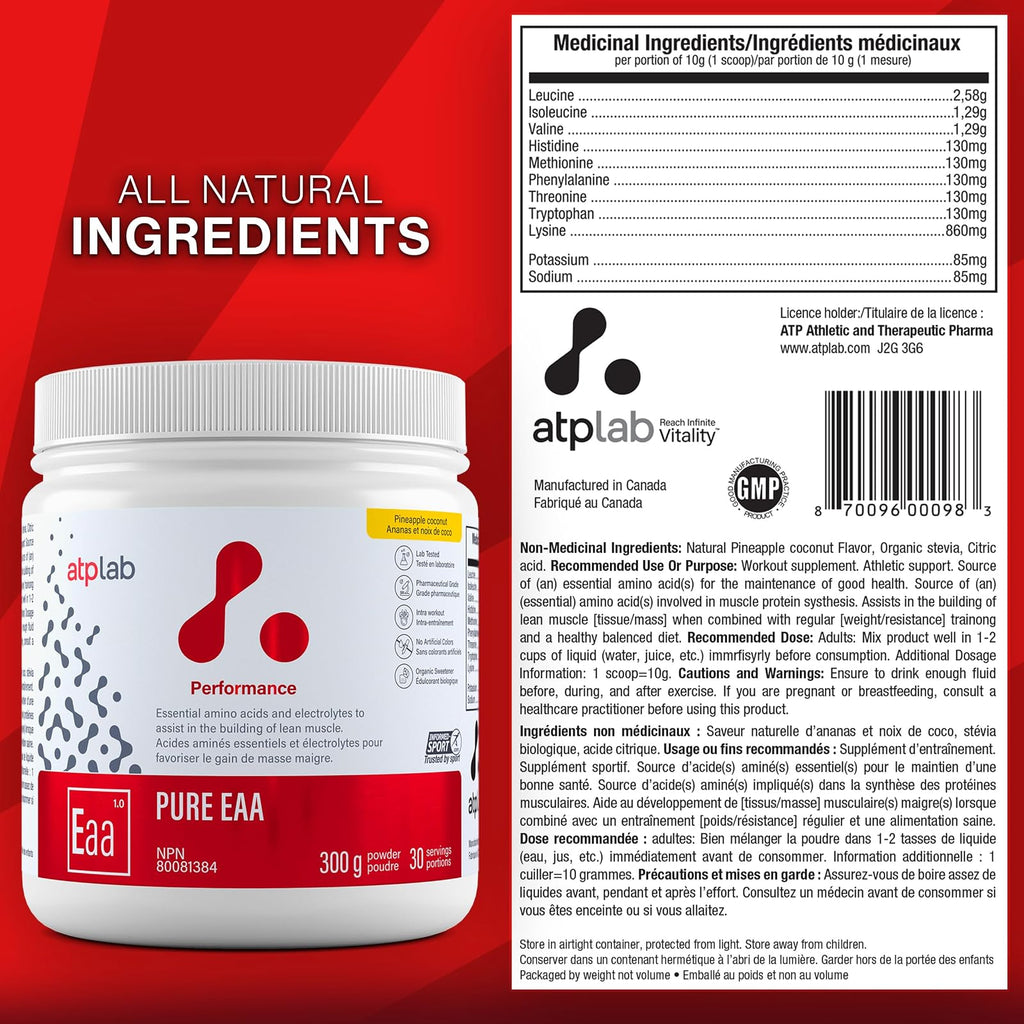 EAA powder for workout hydration