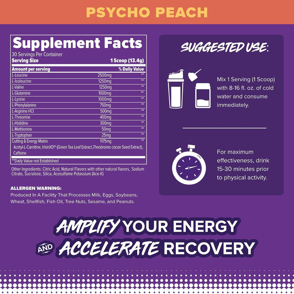 EAA supplement for muscle recovery