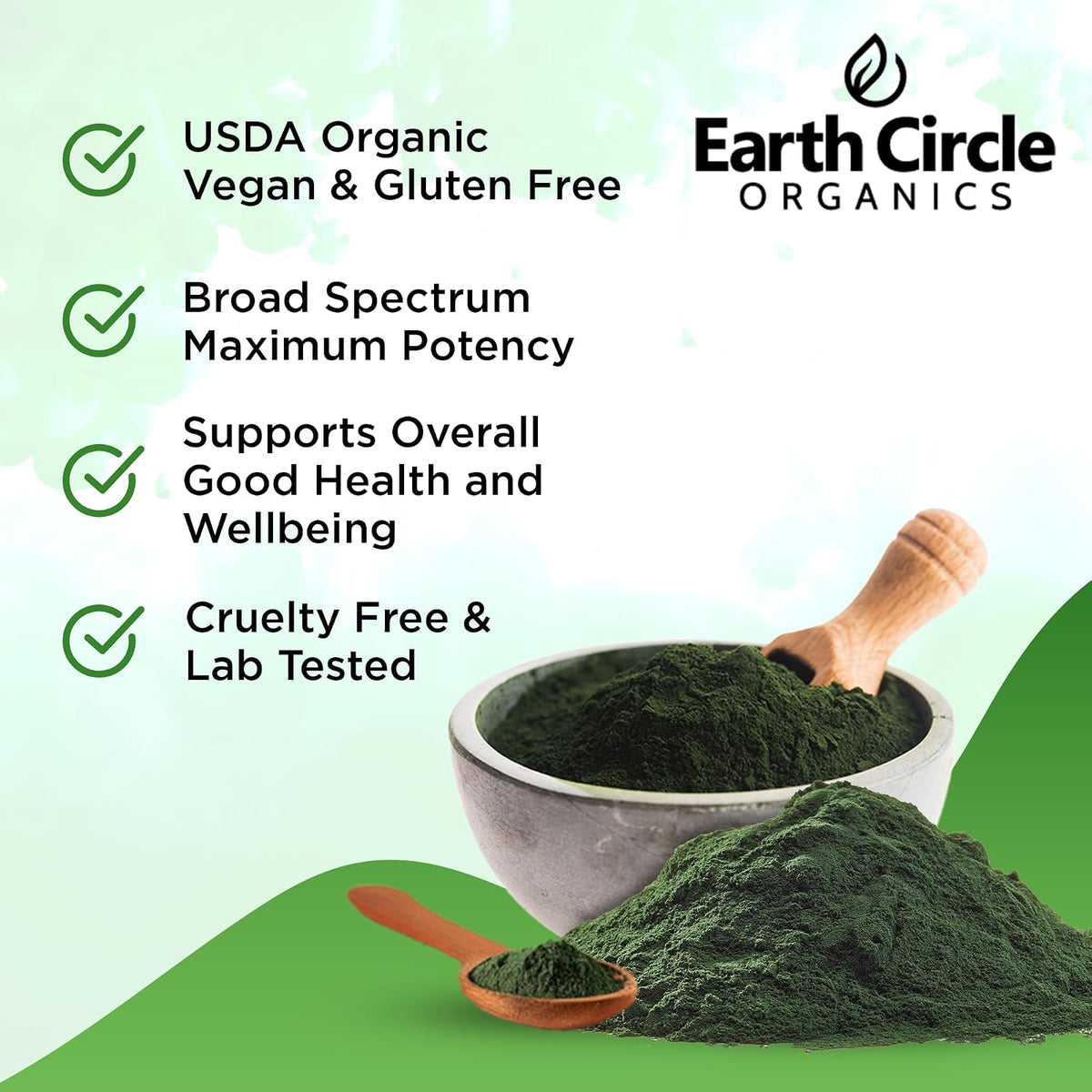 Earth Circle Organics chlorella for wellness