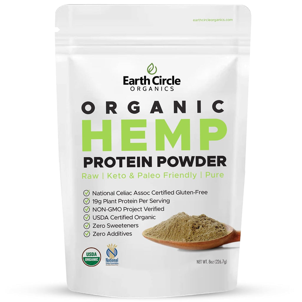 Earth Circle Organics hemp protein powder