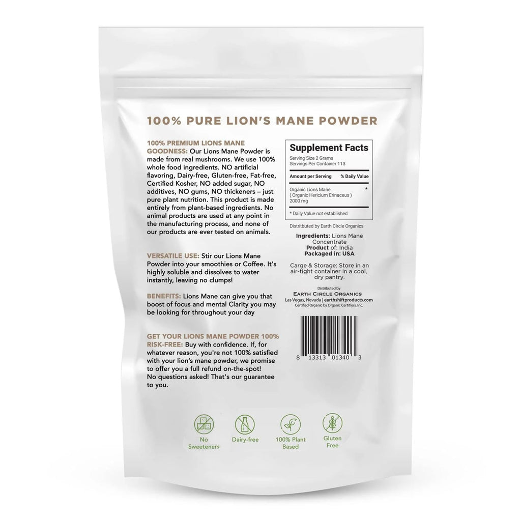 Earth Circle Organics mushroom benefits