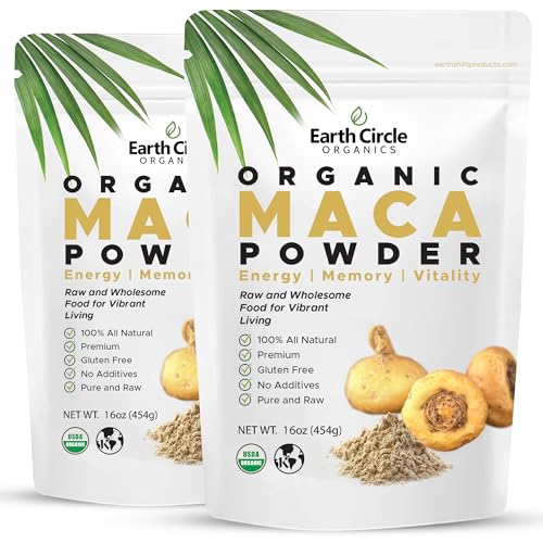 Earth Circle Organics Yellow Maca Root Powder benefits