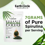 Earth Circle spirulina for vegan diets