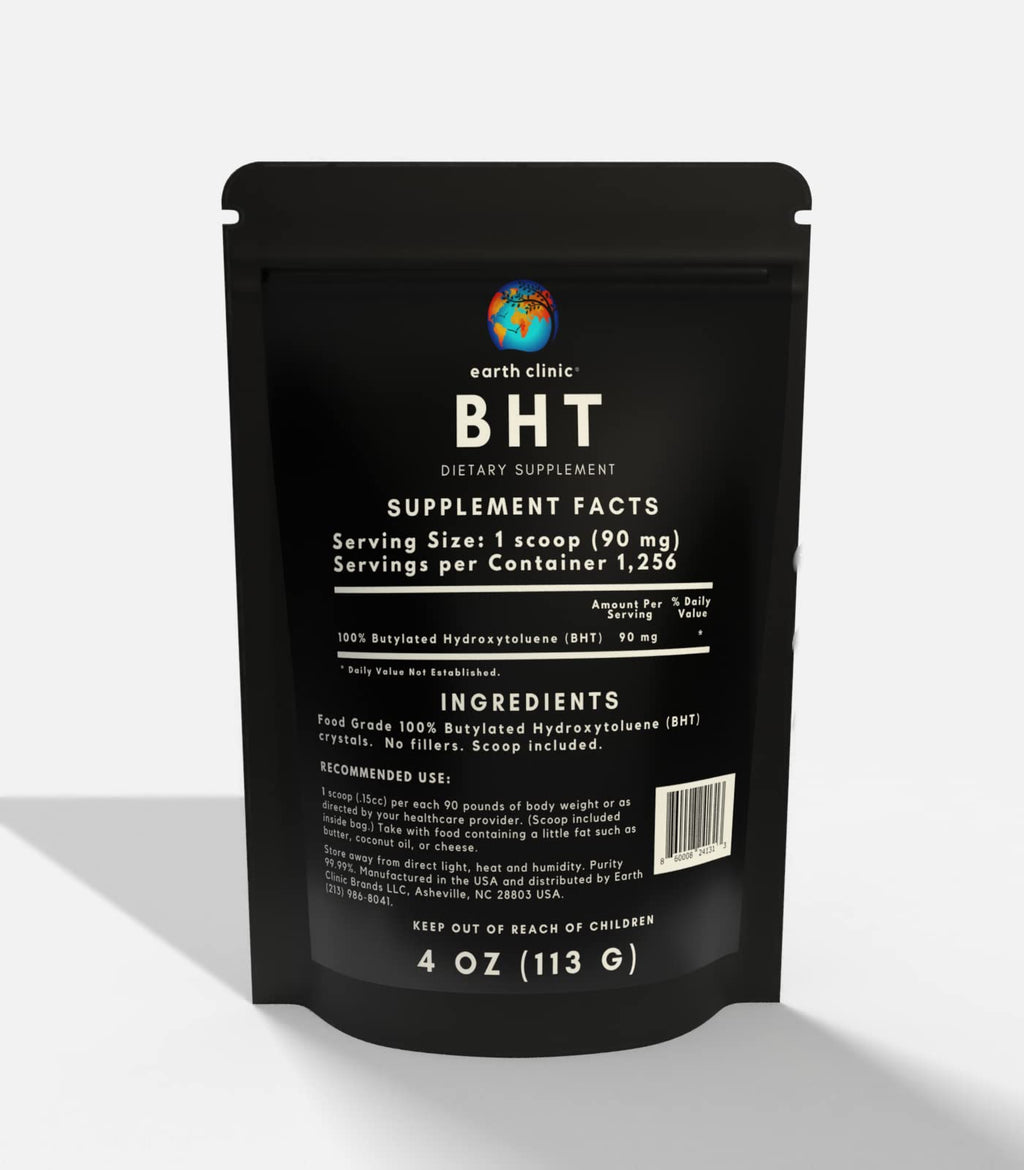 Earth Clinic BHT crystals benefits