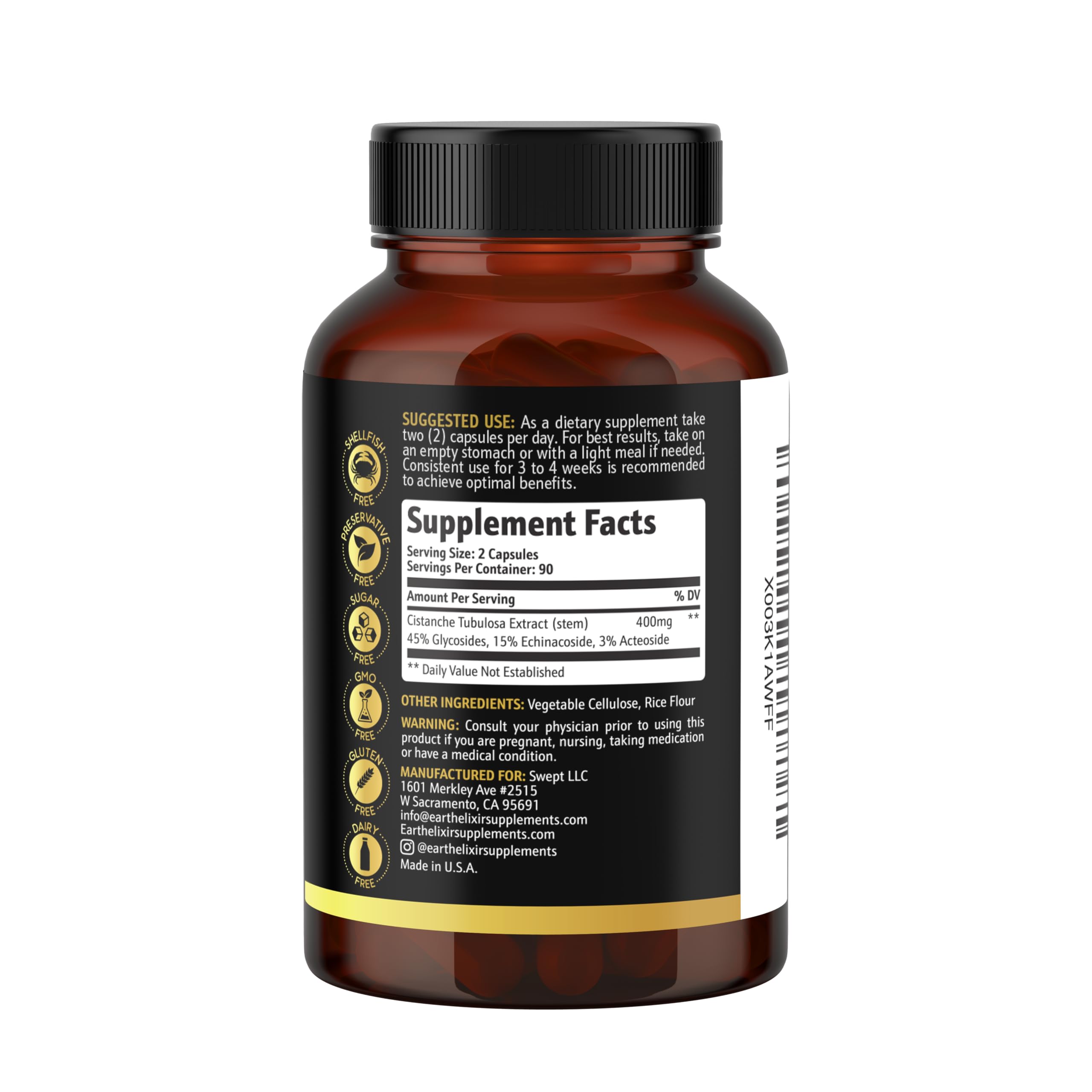 Earth Elixir endurance boosting capsules
