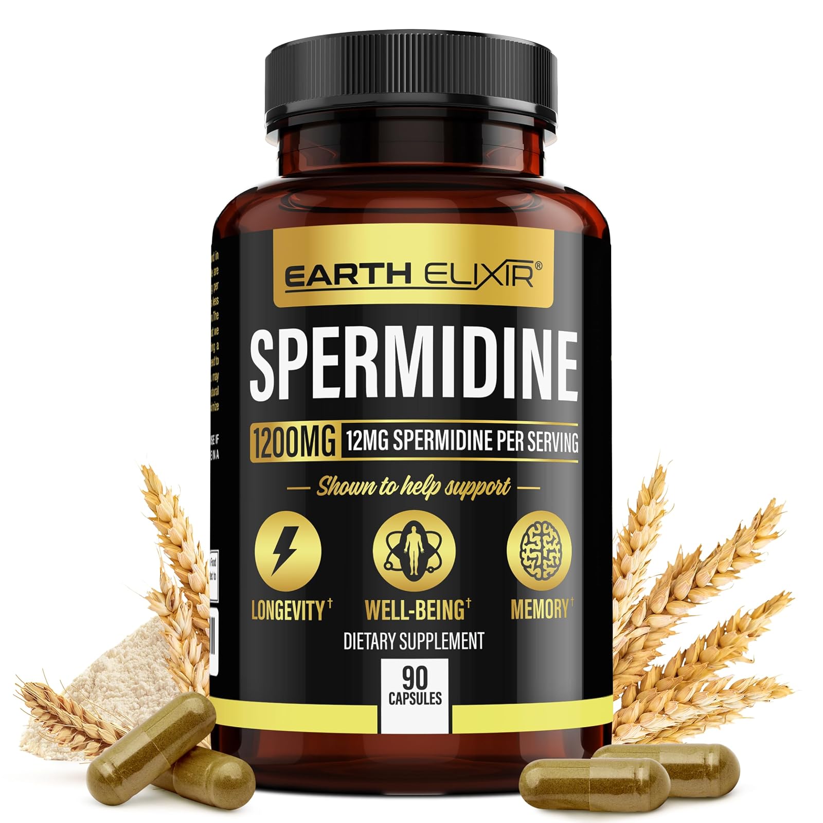 Earth Elixir spermidine capsules for vitality