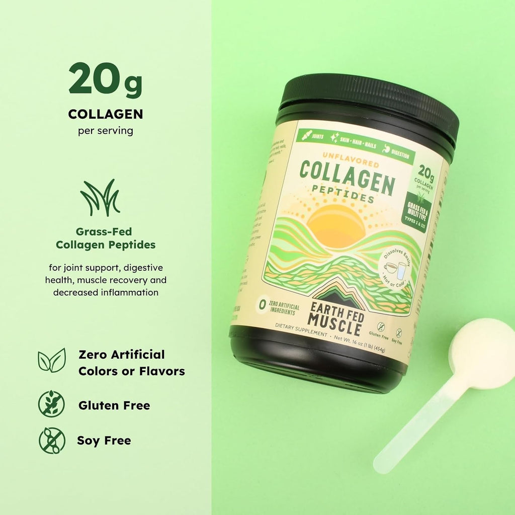 Earth Fed Muscle collagen benefits