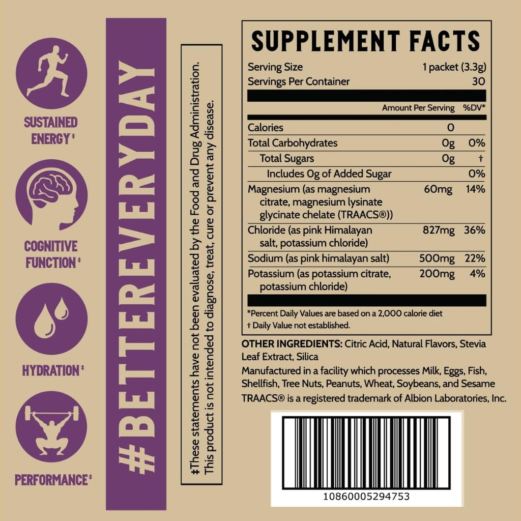 Earth Fed Muscle electrolyte powder for endurance