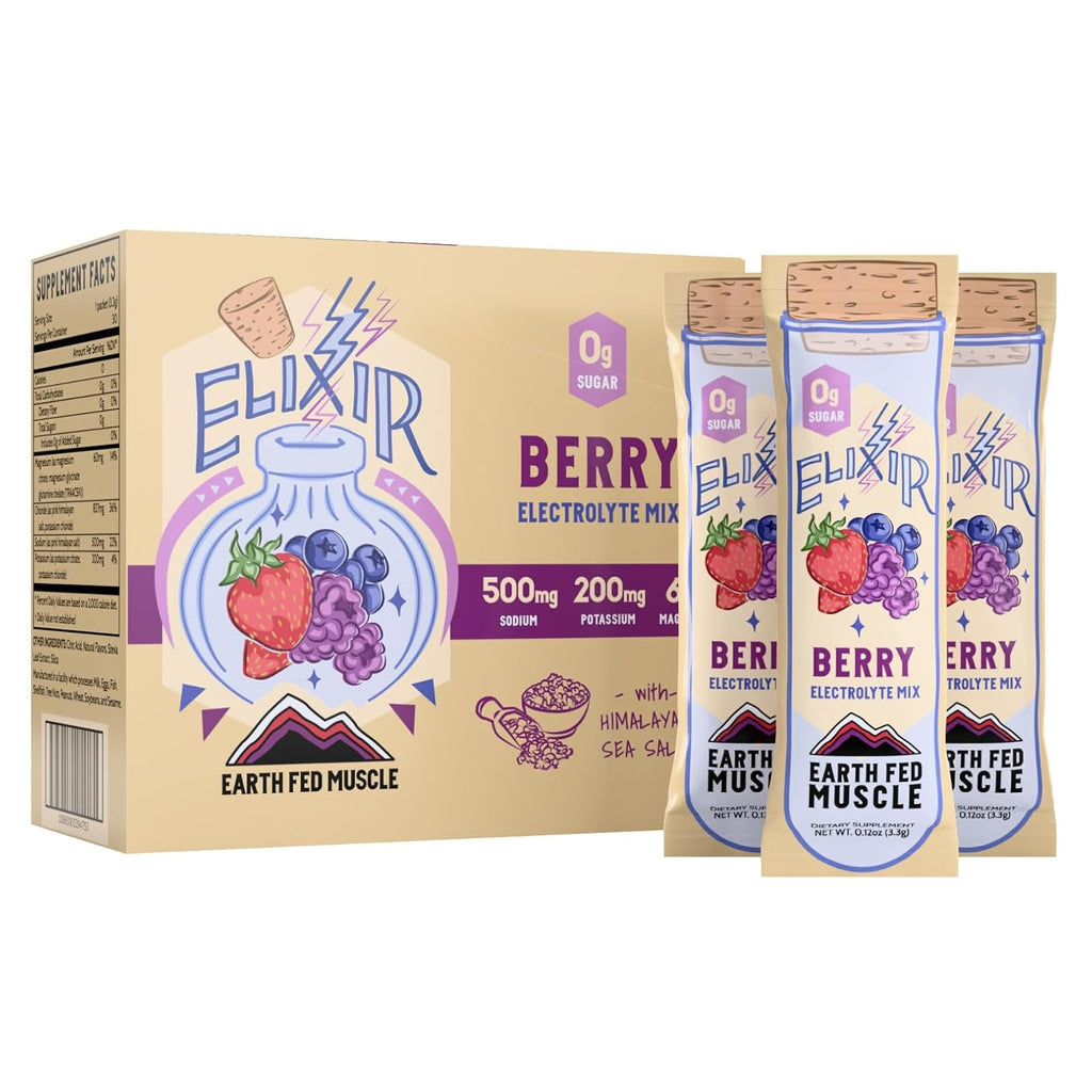 Earth Fed Muscle electrolyte powder for hydration