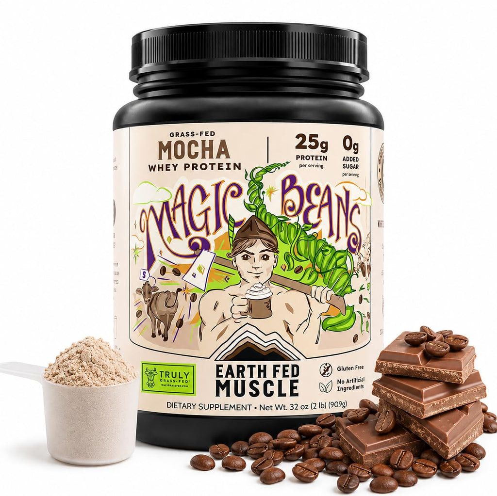 Earth Fed Muscle mocha whey protein