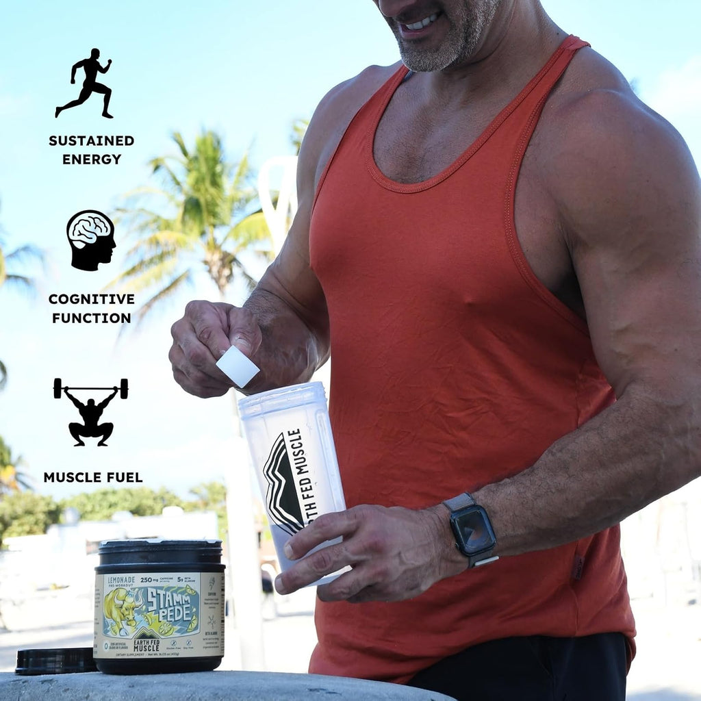 Earth Fed Muscle pre-workout for athletes