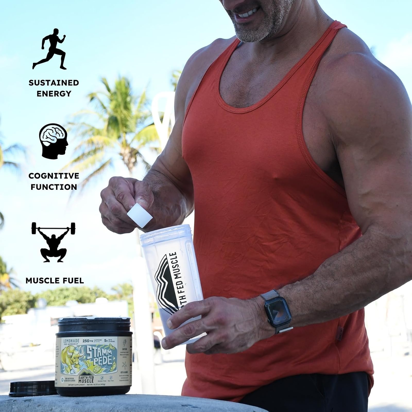 Earth Fed Muscle pre-workout for athletes