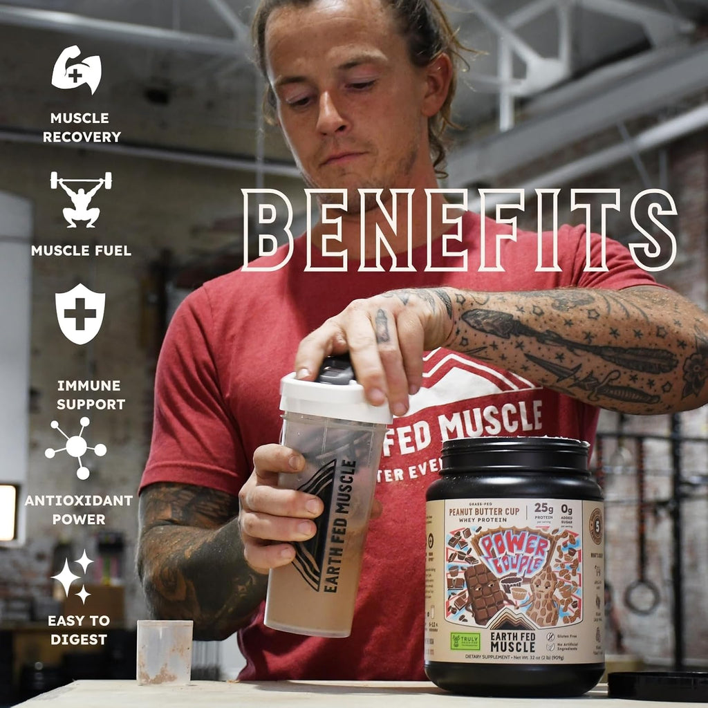 Earth Fed Muscle protein for fitness