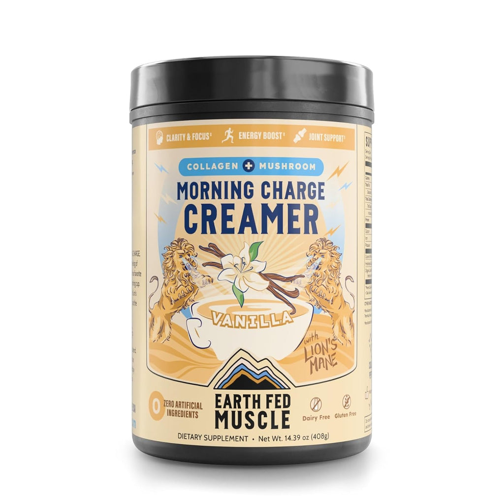 Earth Fed Muscle vanilla coffee creamer