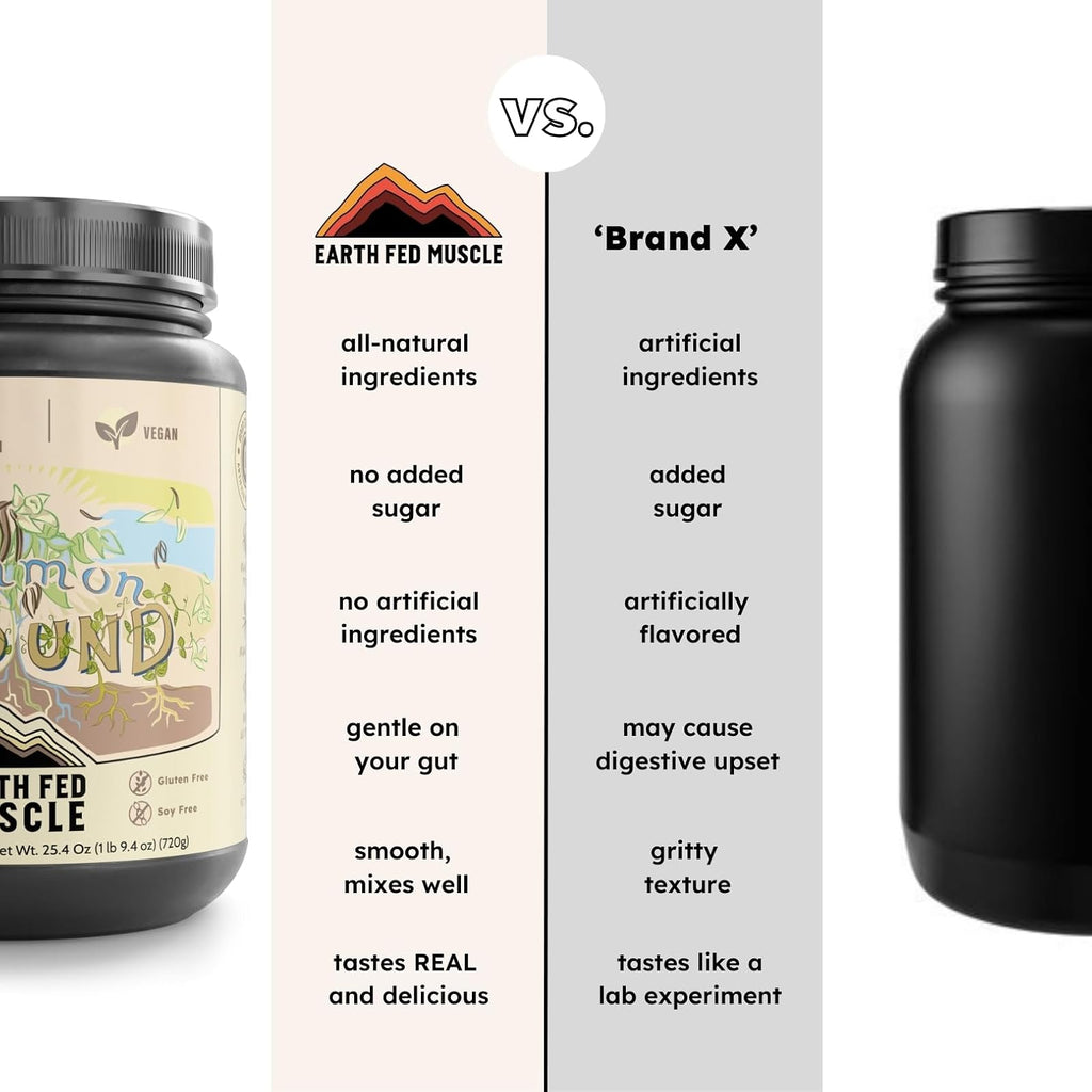 Earth Fed Muscle vegan protein powder