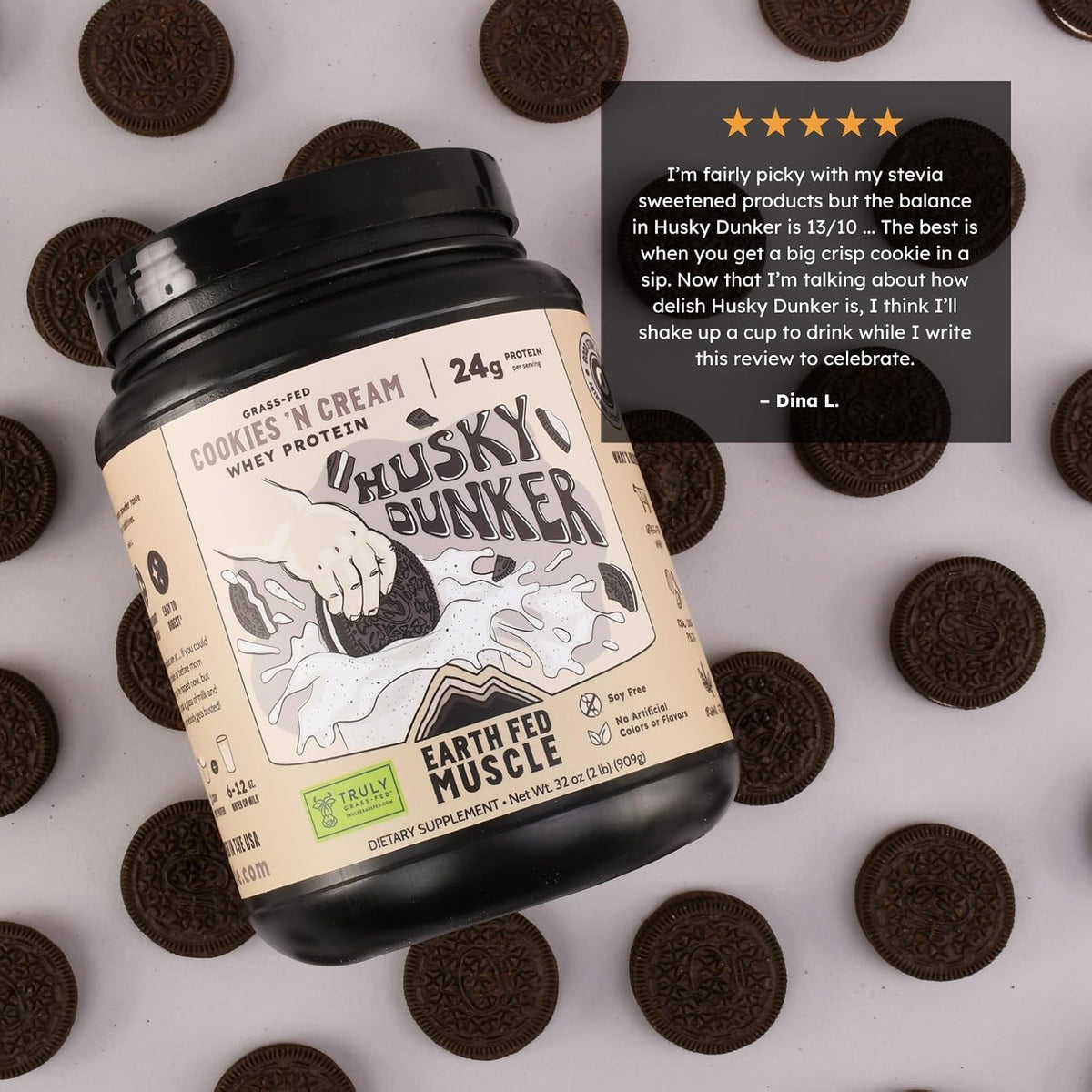 Earth Fed Muscle whey protein
