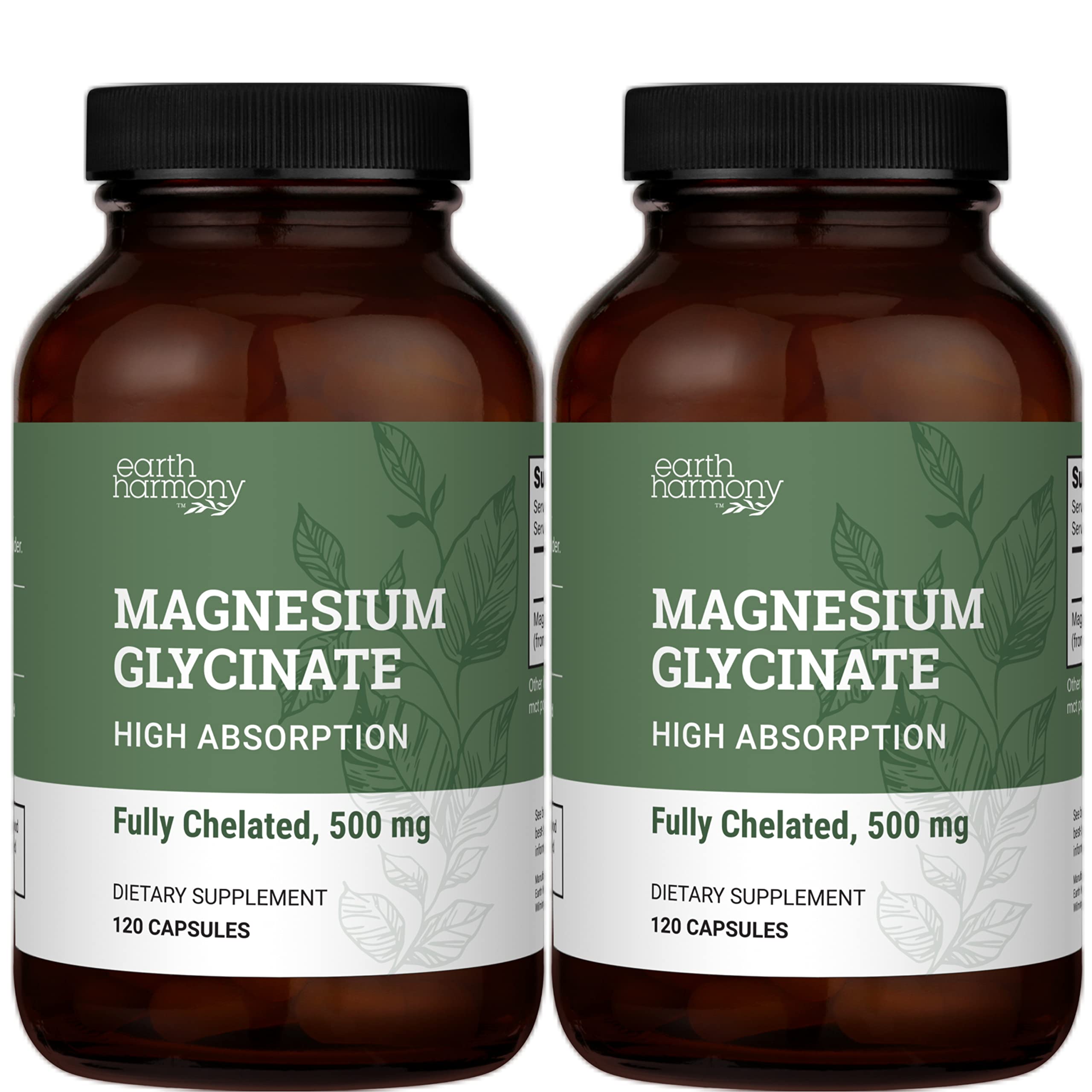 Earth Harmony magnesium glycinate capsules