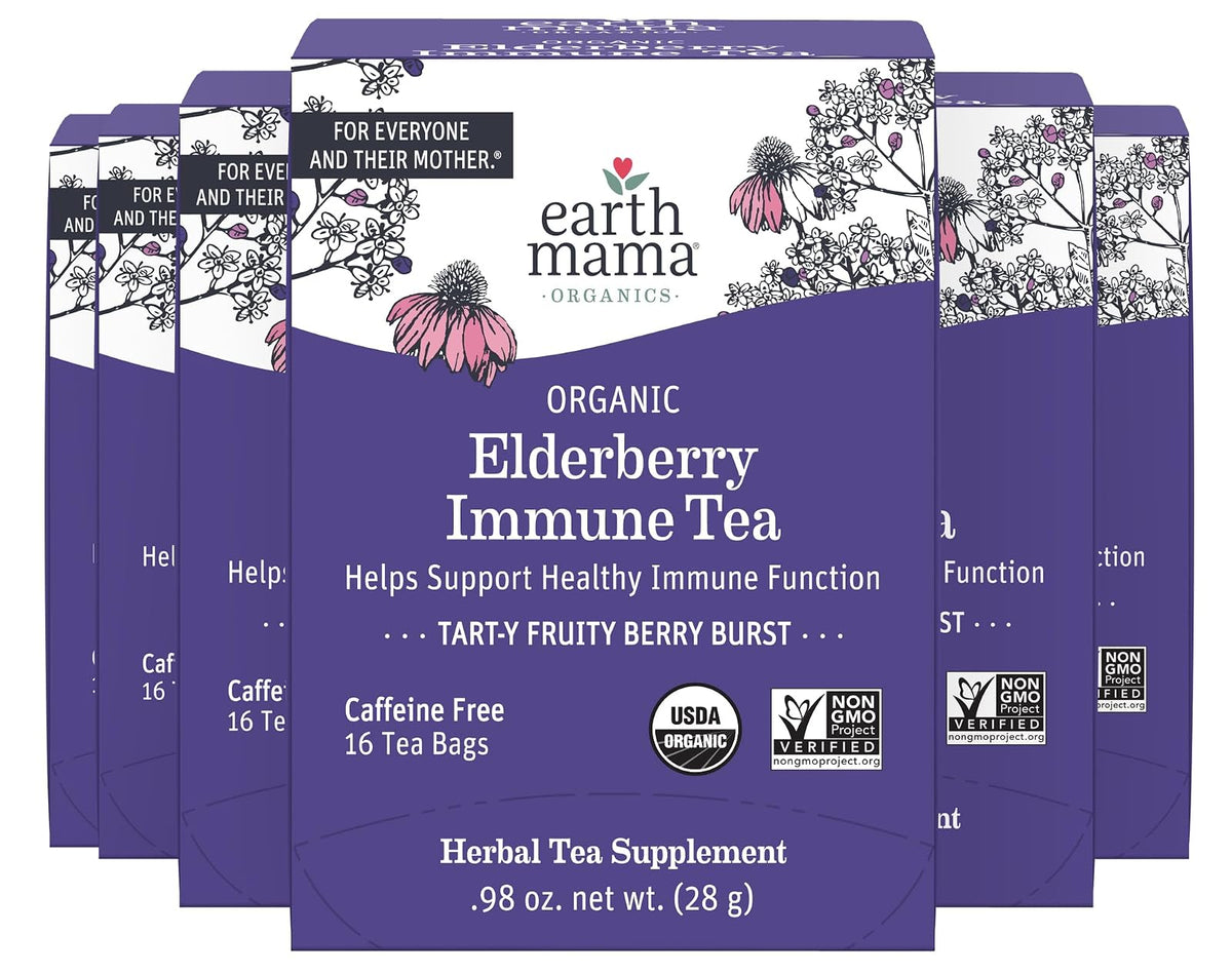 Earth Mama elderberry tea bags