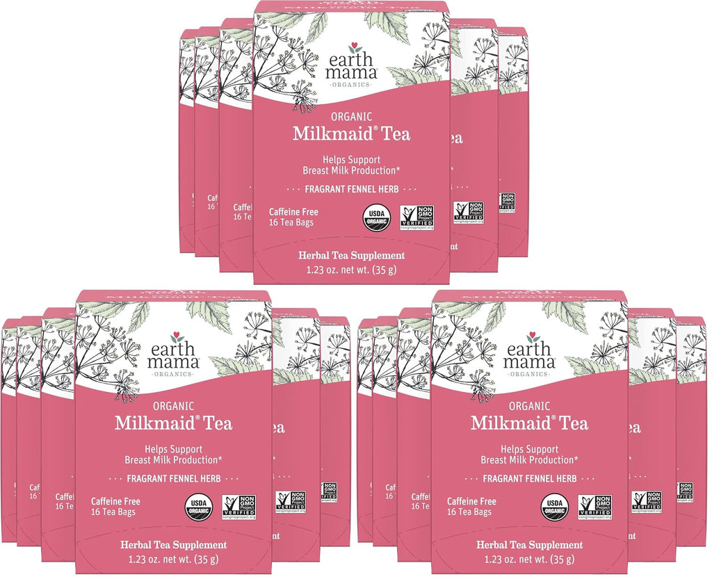 Earth Mama herbal tea for breastfeeding