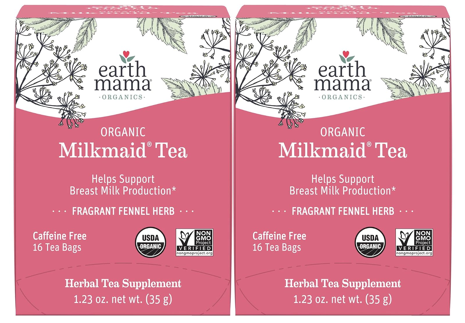 Earth Mama herbal tea for lactation
