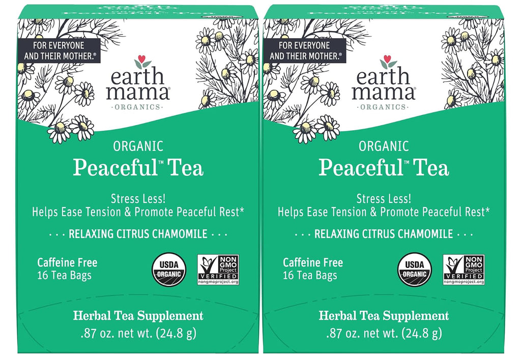Earth Mama herbal tea for relaxation