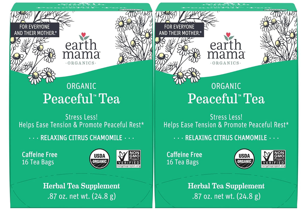 Earth Mama herbal tea for relaxation