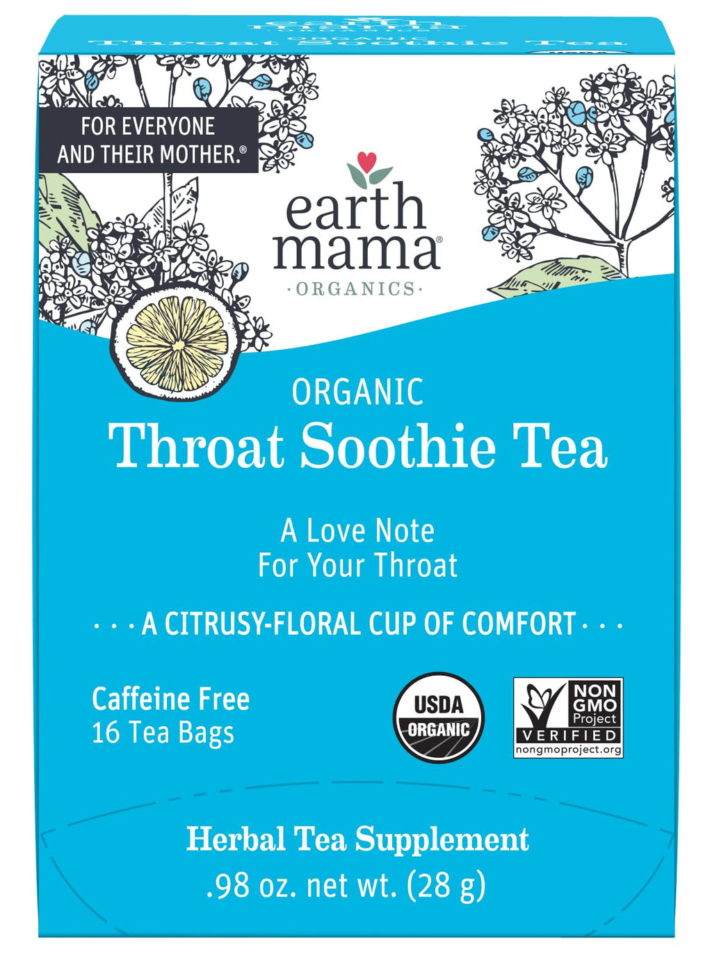 Earth Mama herbal tea for soothing